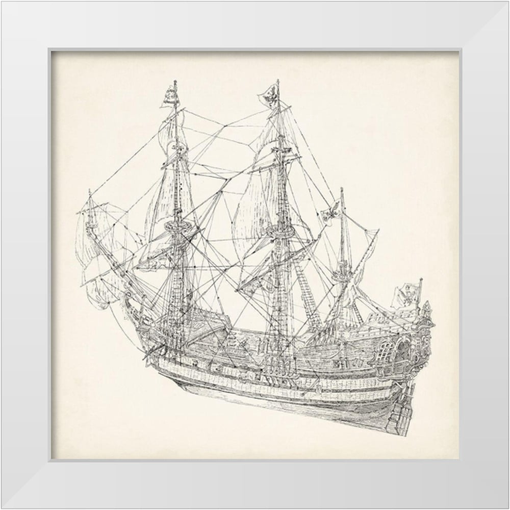 Foust, Richard 20x20 White Modern Wood Framed Museum Art Print Titled ...