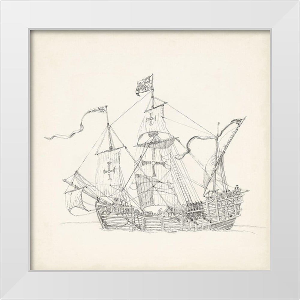 Foust, Richard 20x20 White Modern Wood Framed Museum Art Print Titled ...