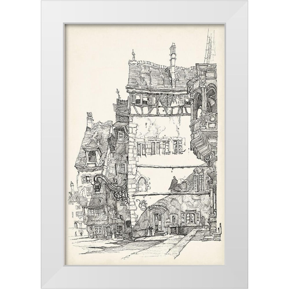 Foust, Richard 23x32 White Modern Wood Framed Museum Art Print Titled ...