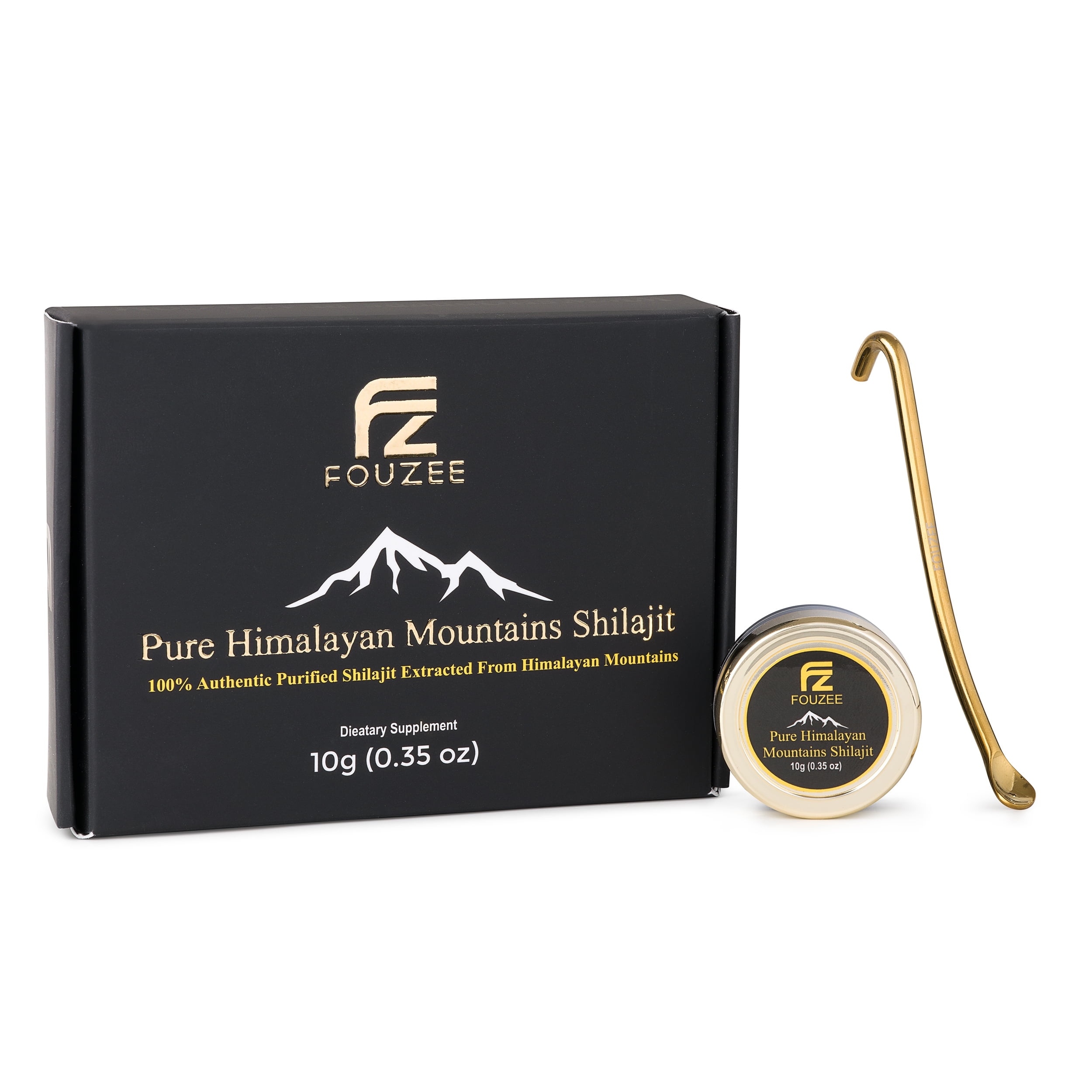 Fouzee Himalayan Shilajit 10g Pure Authentic Hard Consistency Mineral ...