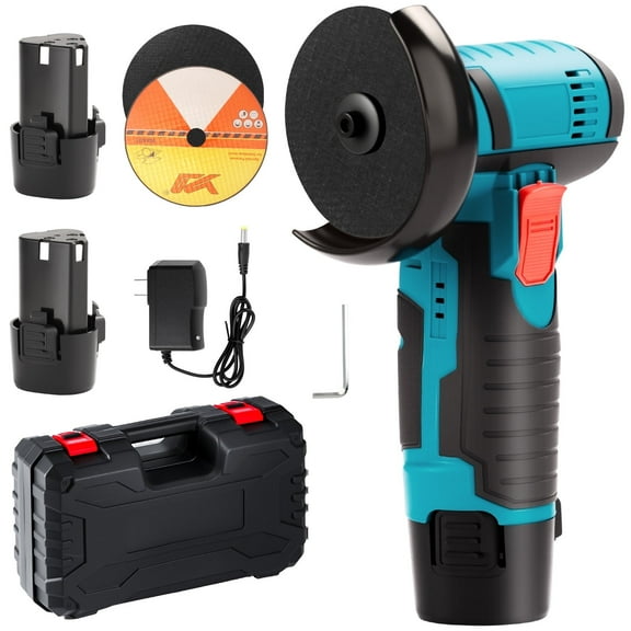 12V Brushless Mini Angle Grinder Kit, 3 Inch Metal Cutting & Polishing ...