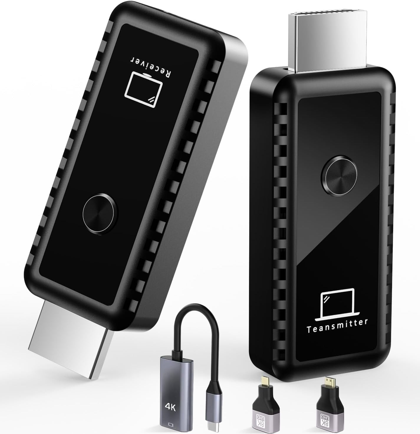 Fovendi Wireless HDMI Transmitter and Receiver Set, 4K Decoding, 1080P ...