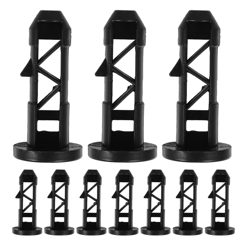 Fovewise 10pcs Wheelie Bin Lid Hinge Pins Plastic Hinge Pins For 240l ...