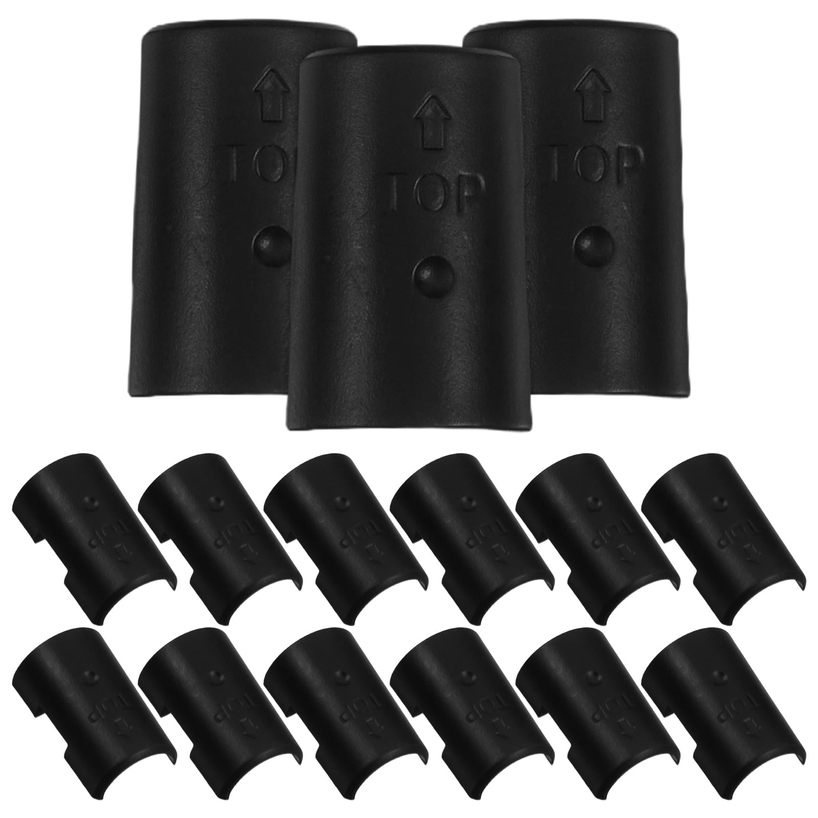 Fovewise 16pcs Wire Shelf Clips Black Shelf Lock Clips For Metal ...