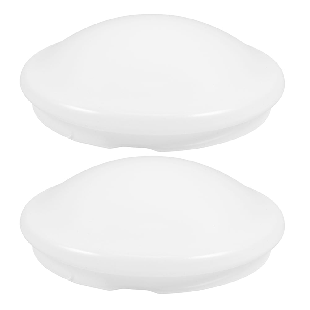 Fovewise 2-Pack Flush Mount Ceiling Light Covers Plastic Mushroom ...