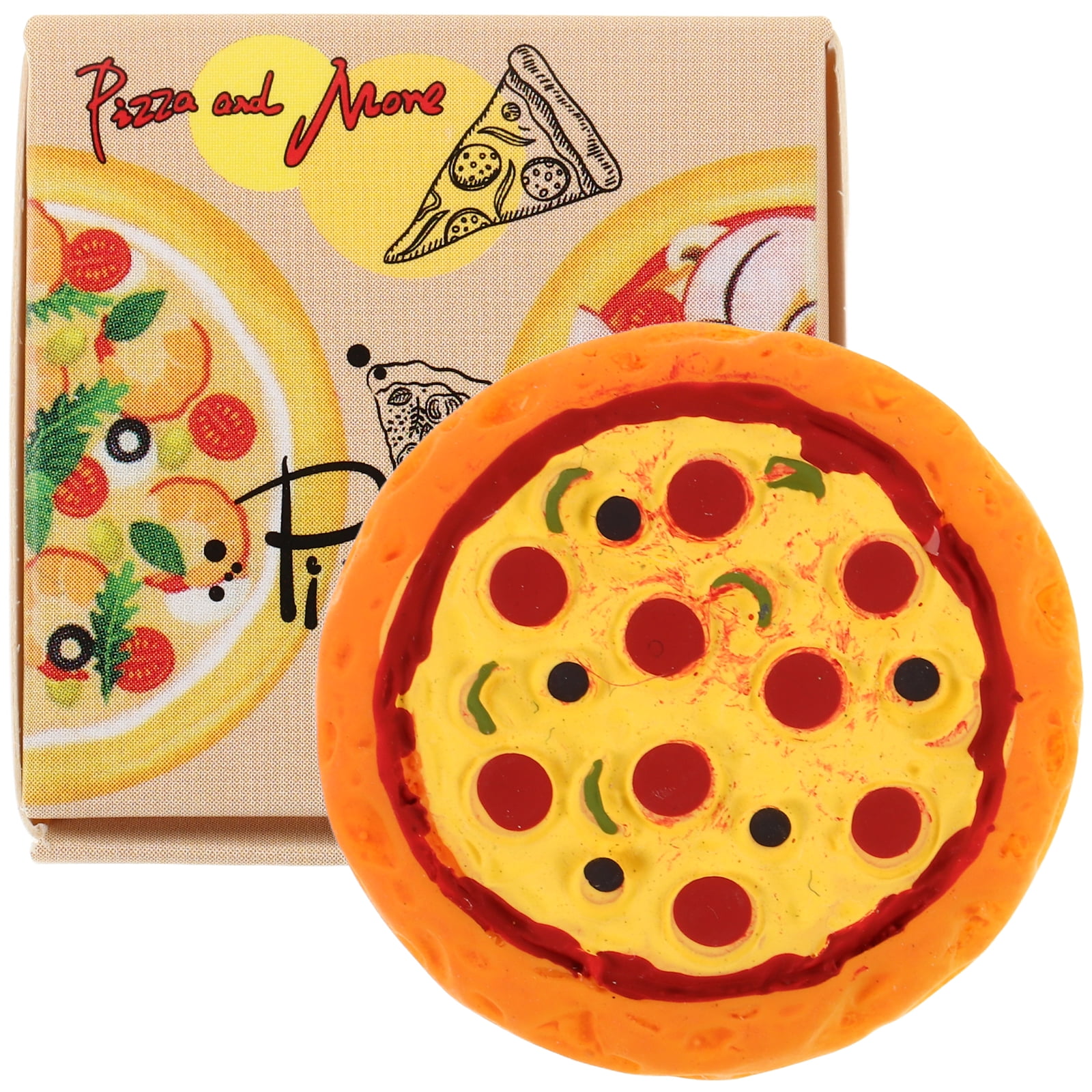 Fovewise 2 Sets Of Miniature Food Simulation Dollhouse Pizza Model ...