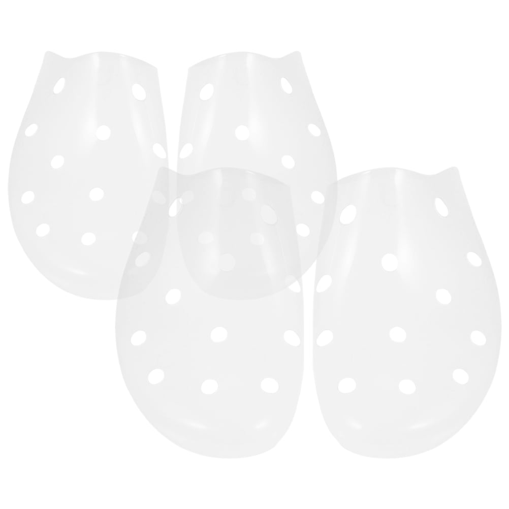 2 pairs Transparent Plastic Adjustable Shoe Trees Shapers for Men Women ...
