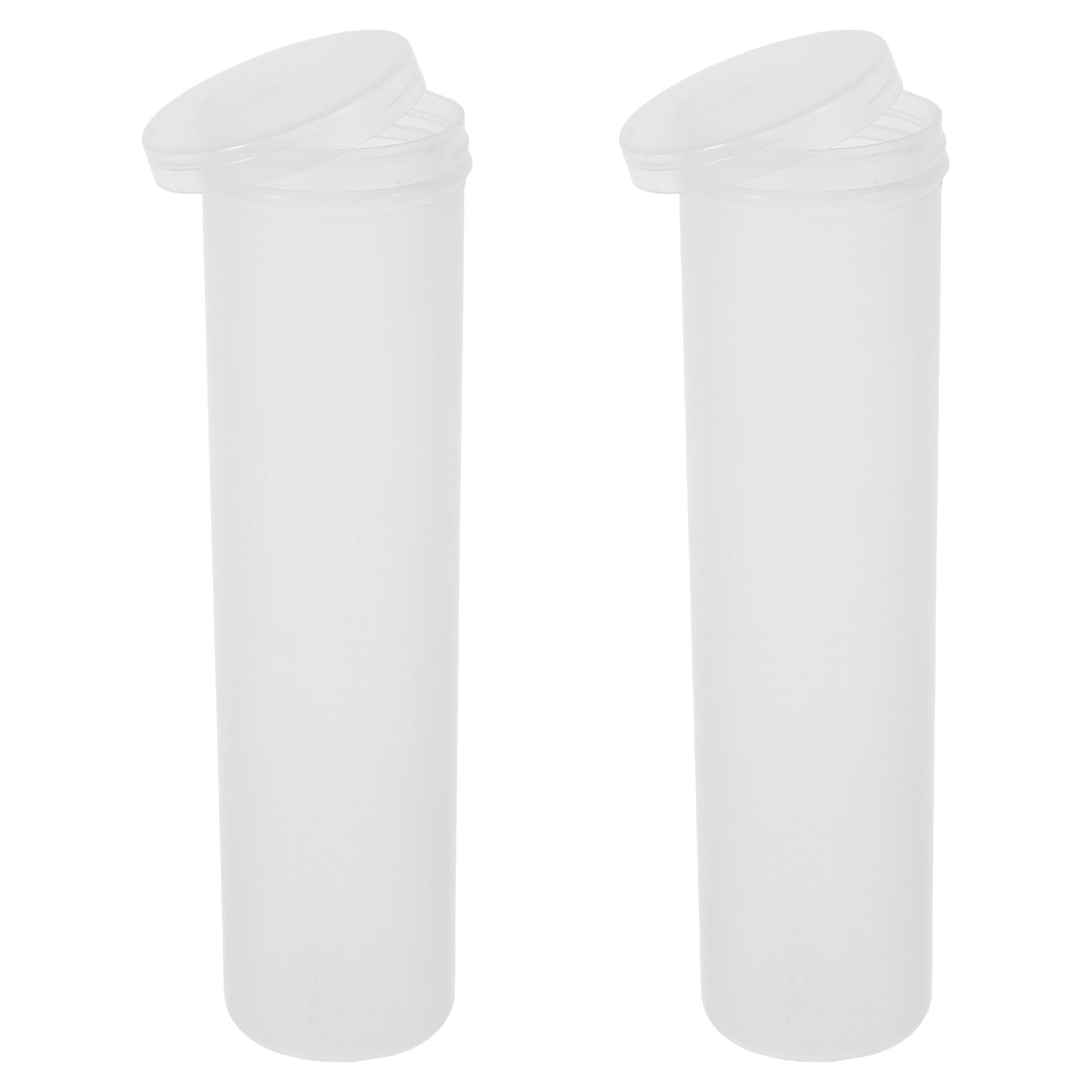 Fovewise 2Pcs Clear Cylinder Cookie Holder Round Crackers Containers ...