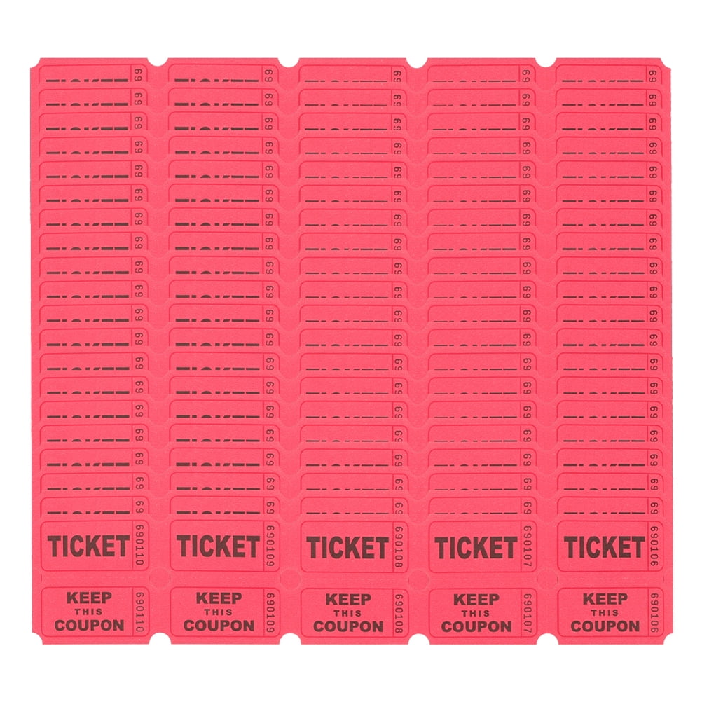 Fovewise 400pcs Raffle Tickets For Events Universal Ticket For Entry ...