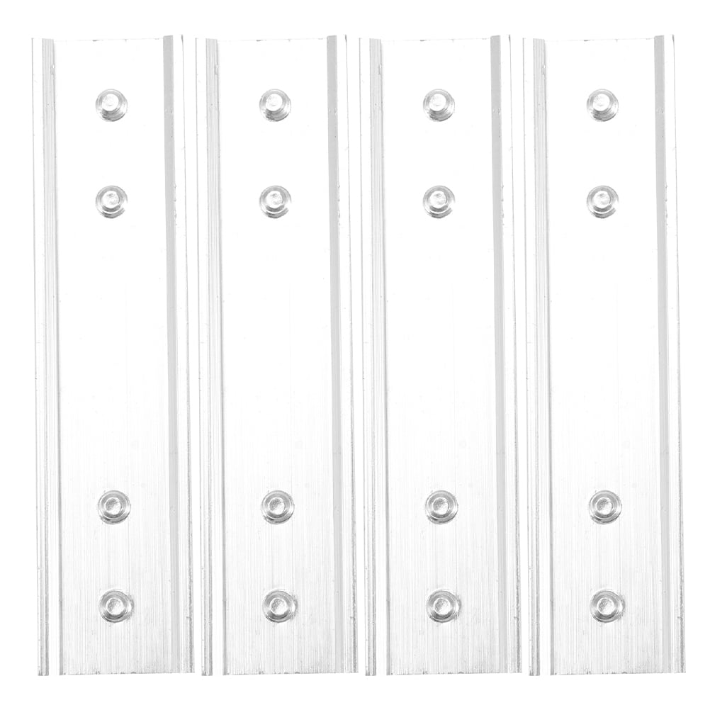 Fovewise 4pcs Ceiling Curtain Track Curtain Rail Curved Ceiling Curtain ...