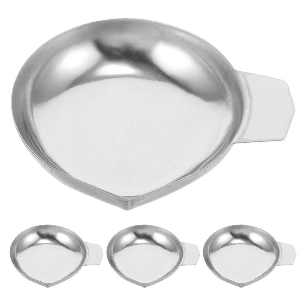 Fovewise 4pcs Stainless Steel Weighing Pan Weighing Pan Balance Weigh ...