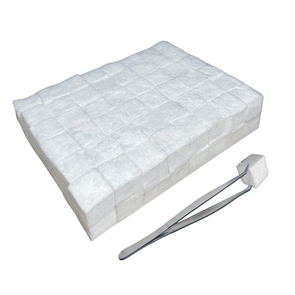 Fovewise 96pcs Ceramic Wool Wick for Tabletop Fire Pit Bioethanol Fuel ...