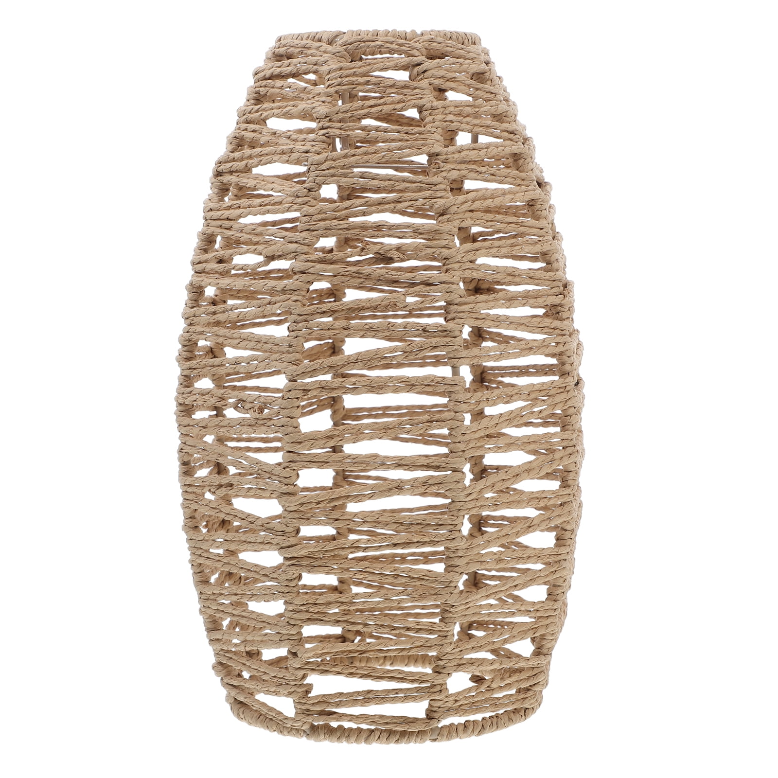 Fovewise Paper Rope Lamp Shade Simulation Pendant Light Shade Ceiling ...