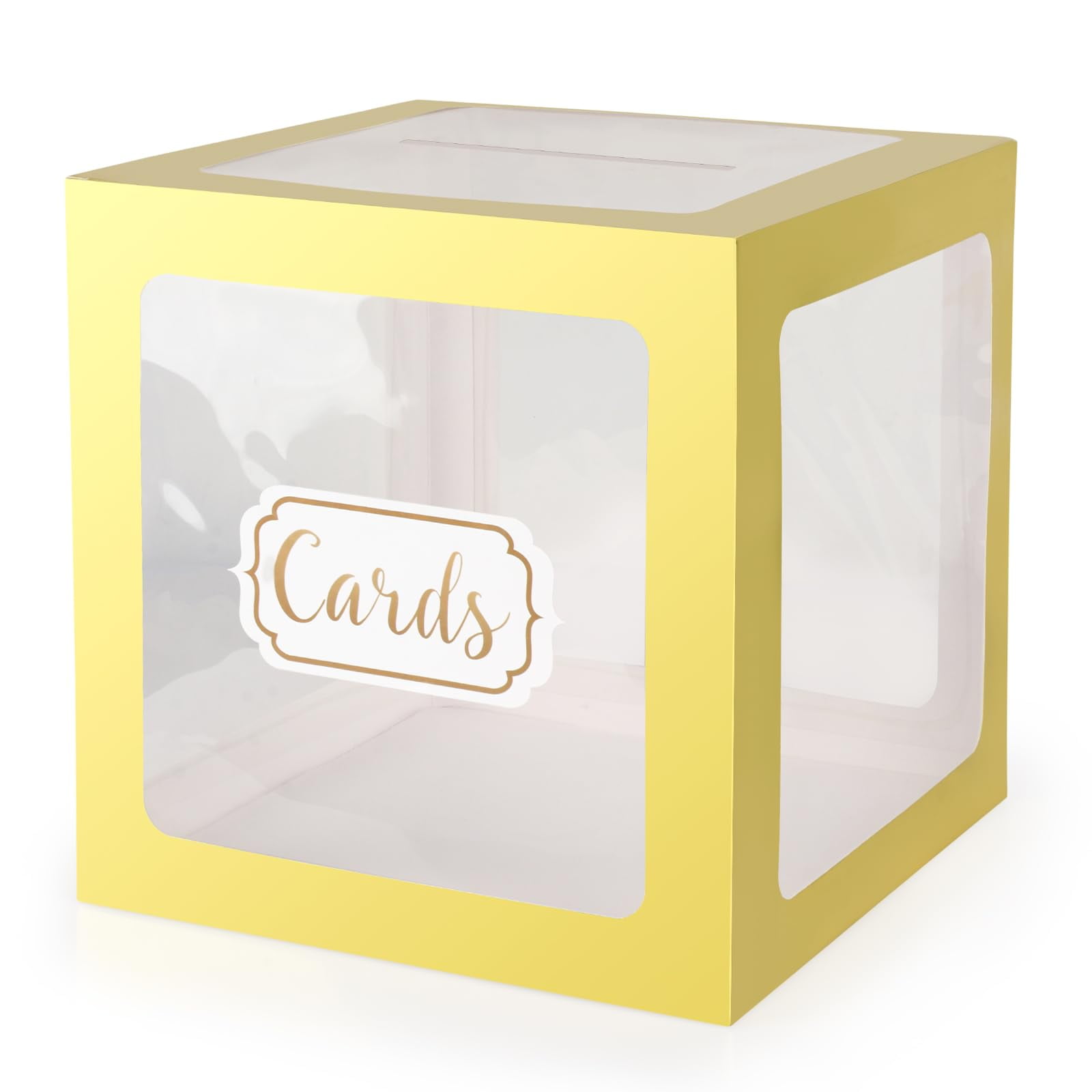 Fowecelt Card Box Wedding Favors Post Box Cardboard Card Receiving ...