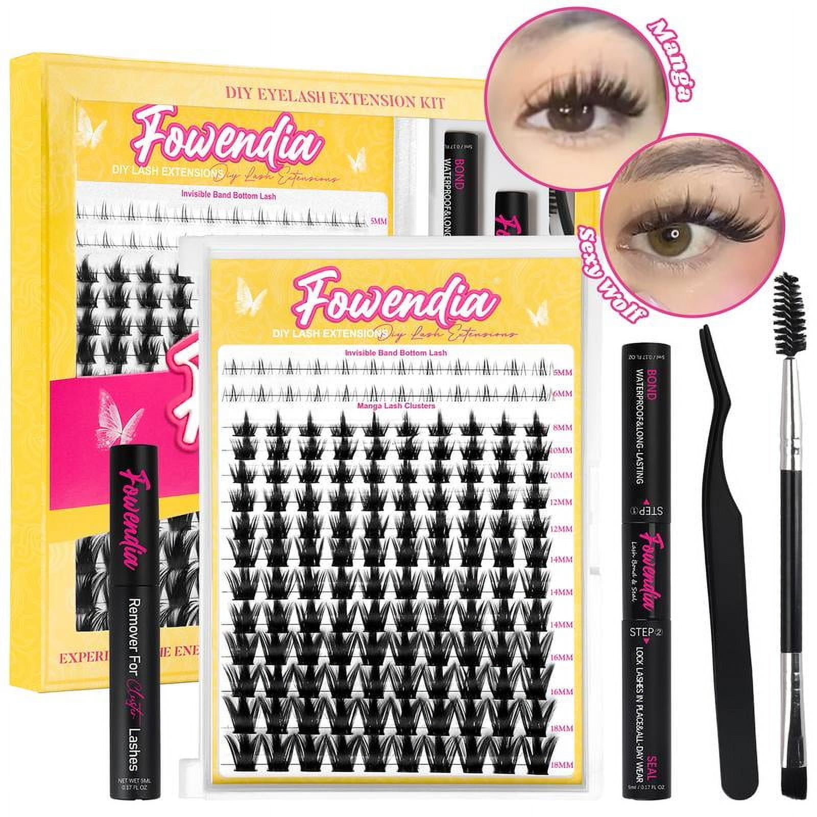 Fowendia California Sunset Wanna Be Freya Manga Lashes Cluster C D Curl ...