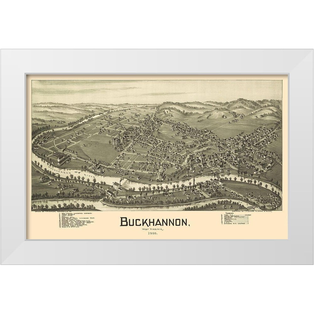 Fowler 14x10 White Modern Wood Framed Museum Art Print Titled ...