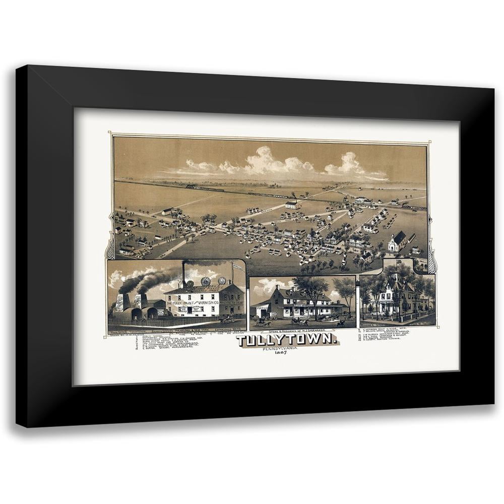 Fowler 14x11 Black Modern Framed Museum Art Print Titled - Tullytown ...