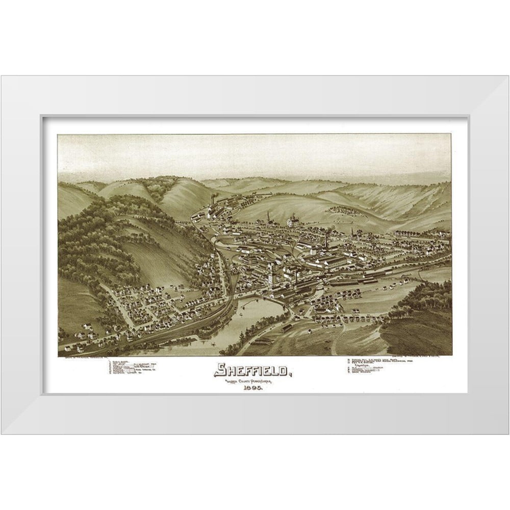 Fowler 14x11 White Modern Wood Framed Museum Art Print Titled ...