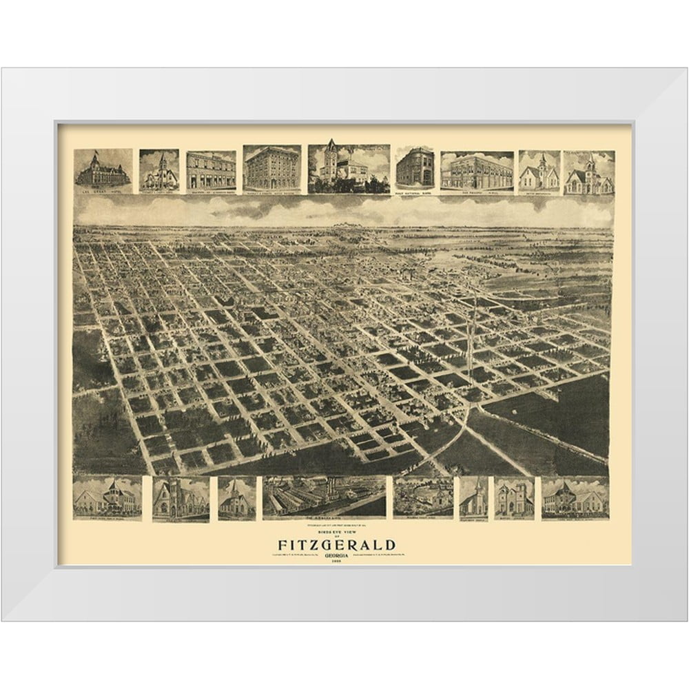 Fowler 14x12 White Modern Wood Framed Museum Art Print Titled ...