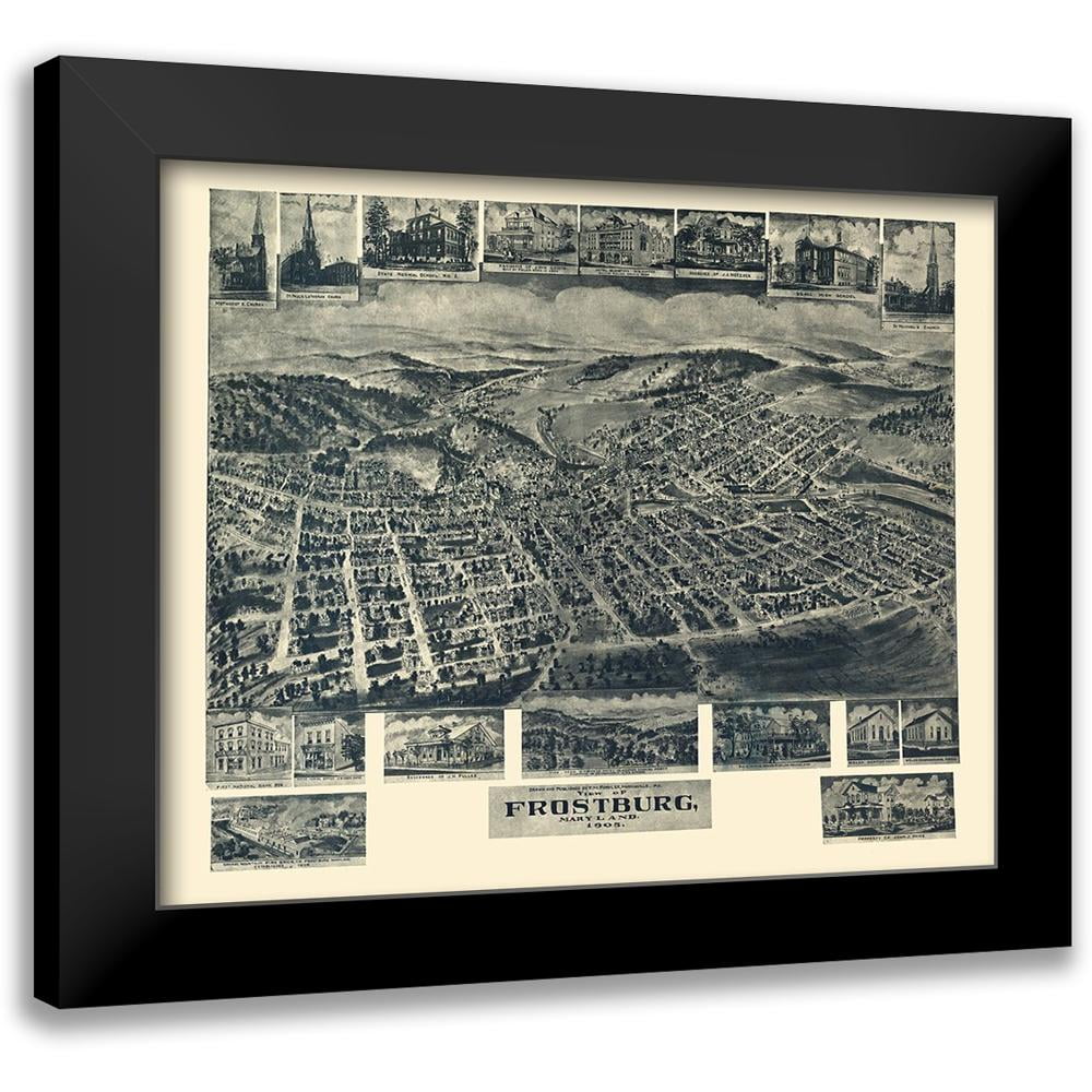 Fowler 17x15 Black Modern Framed Museum Art Print Titled - Frostburg ...