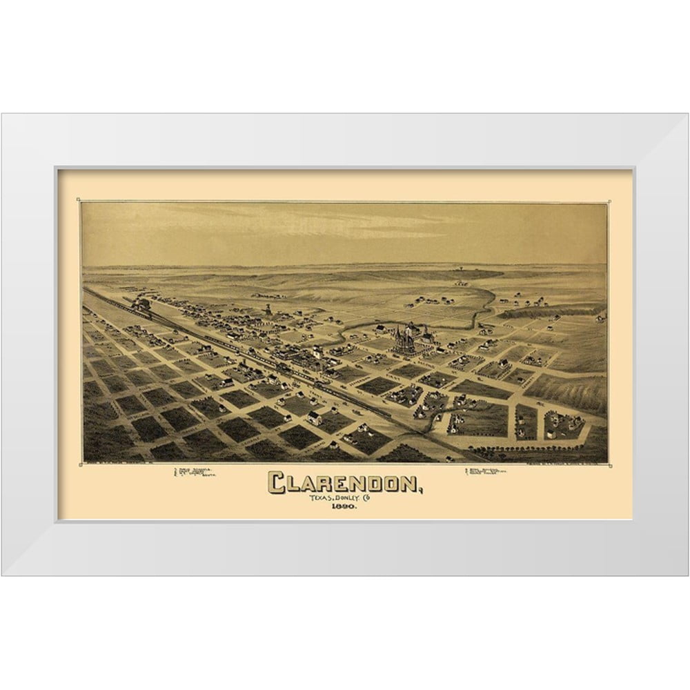 Fowler 18x13 White Modern Wood Framed Museum Art Print Titled ...
