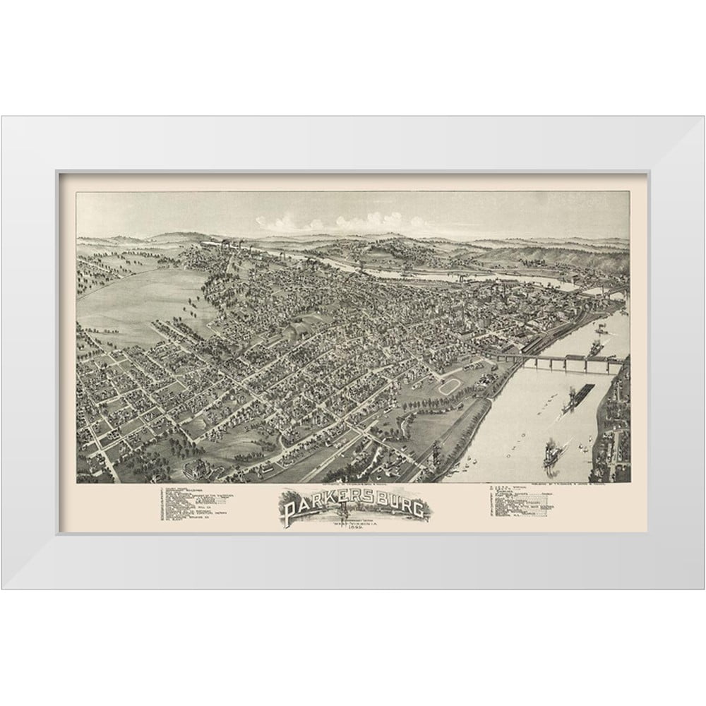 Fowler 18x13 White Modern Wood Framed Museum Art Print Titled ...