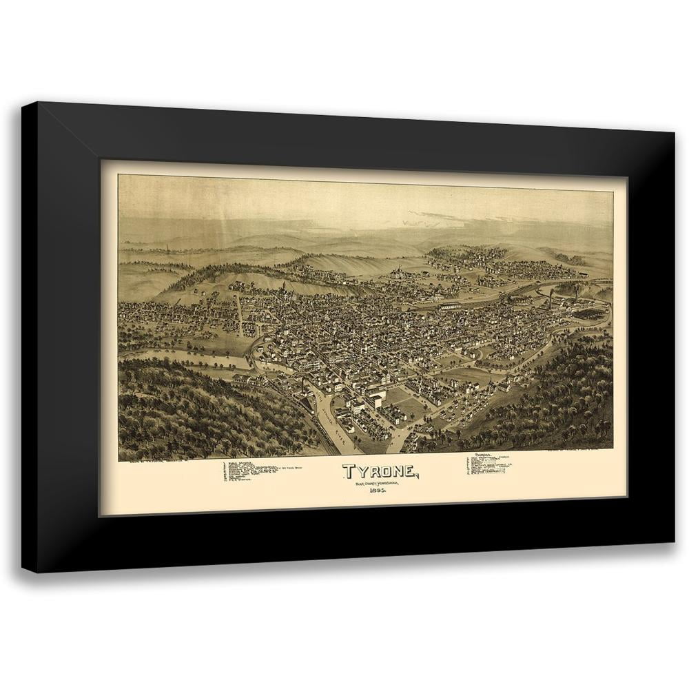 Fowler 18x14 Black Modern Framed Museum Art Print Titled - Tyrone ...