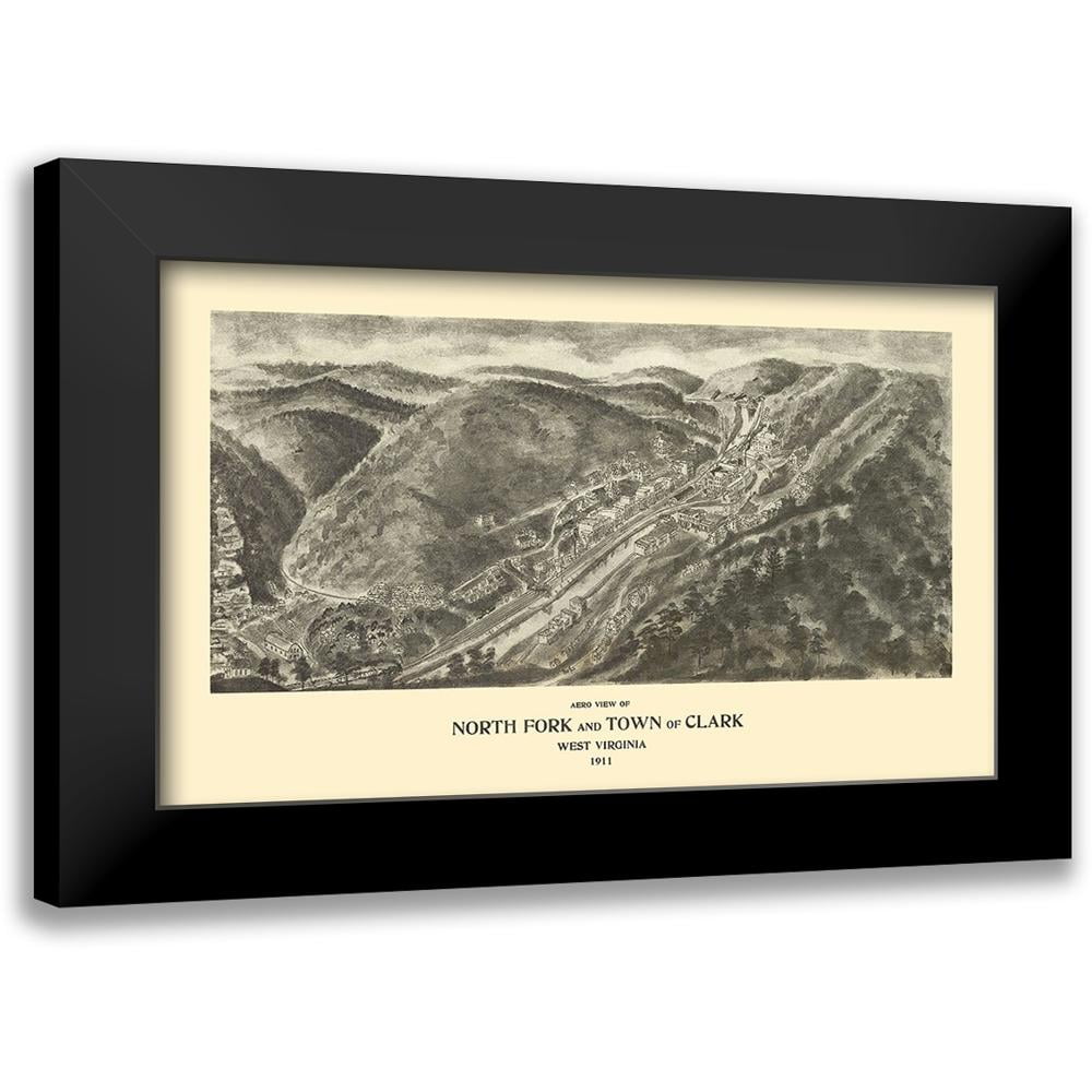 Fowler 24x16 Black Modern Framed Museum Art Print Titled - North Fork ...