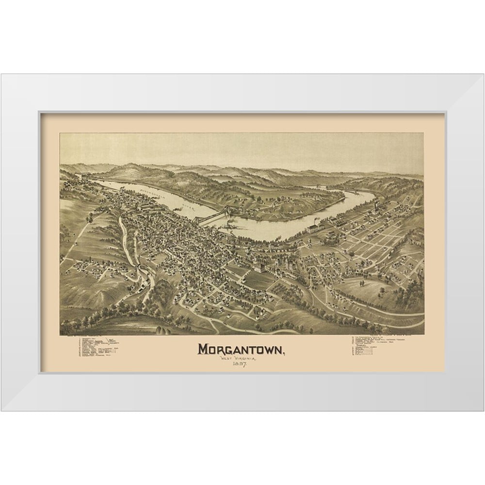 Fowler 24x17 White Modern Wood Framed Museum Art Print Titled ...