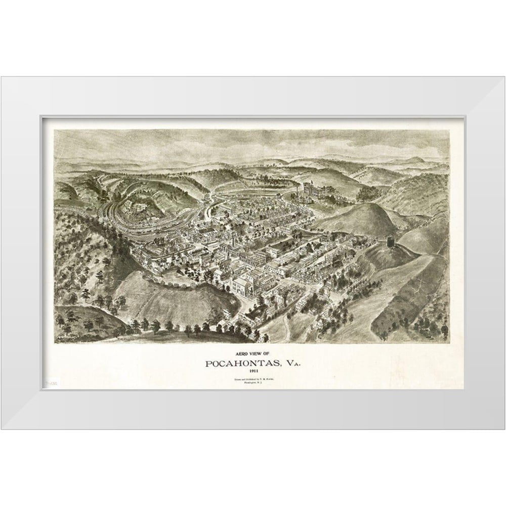 Fowler 24x17 White Modern Wood Framed Museum Art Print Titled ...