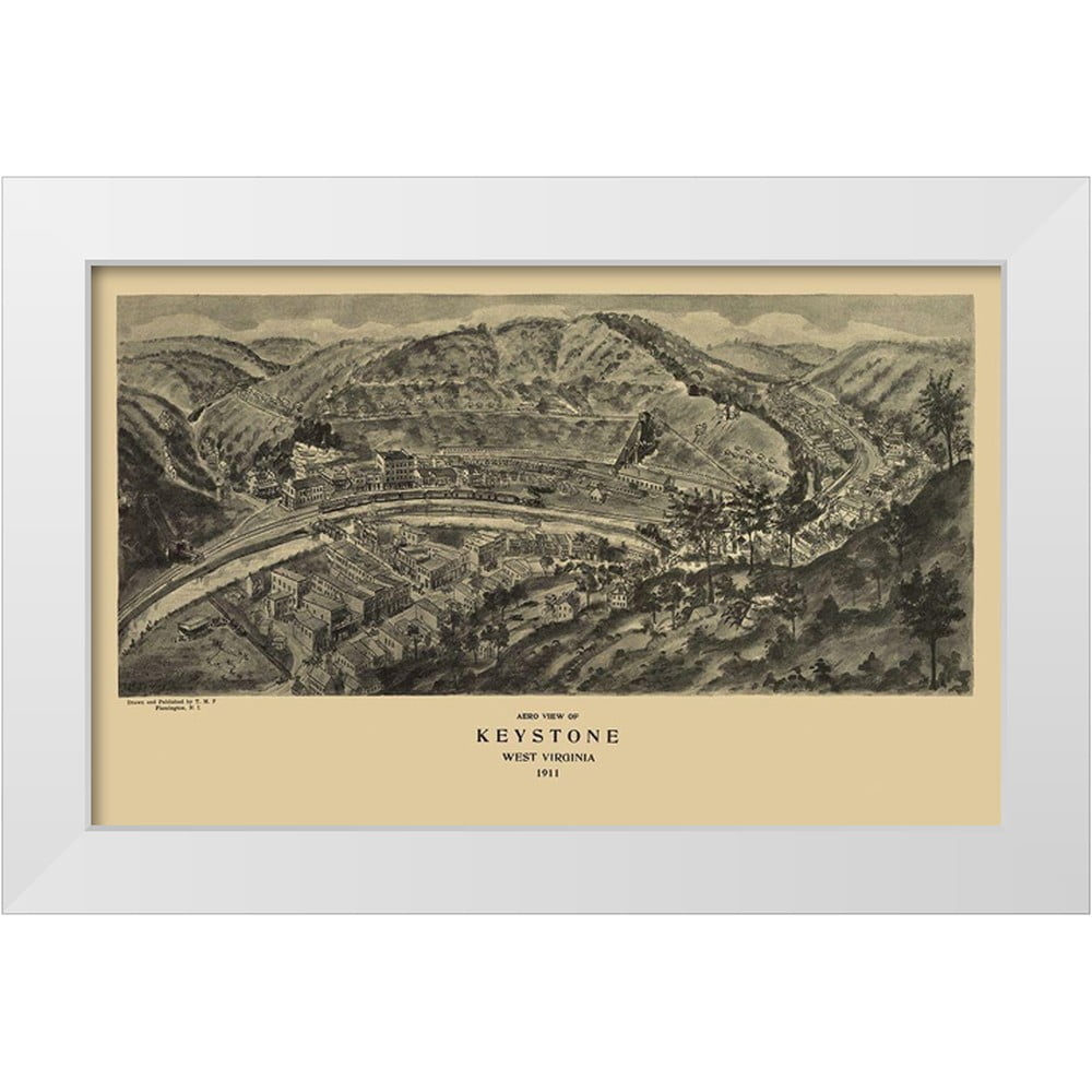 Fowler 32x21 White Modern Wood Framed Museum Art Print Titled ...