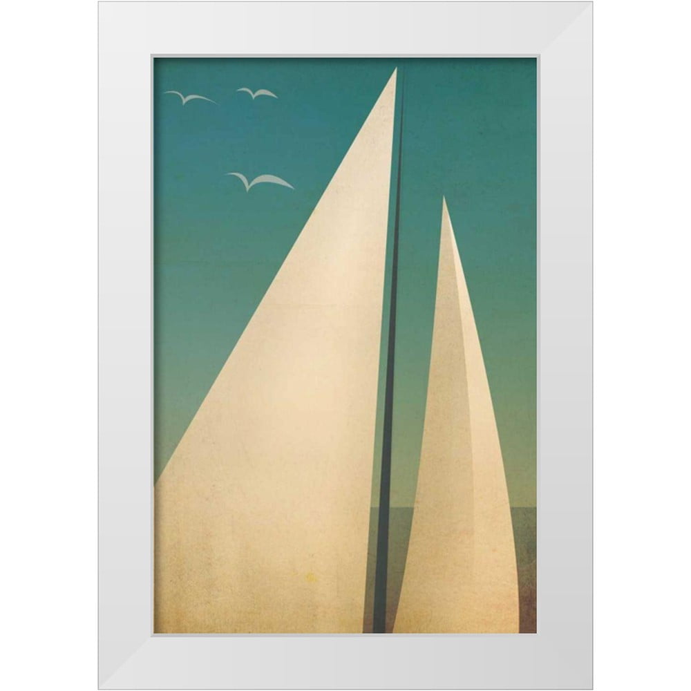 Fowler, Ryan 17x24 White Modern Wood Framed Museum Art Print Titled ...