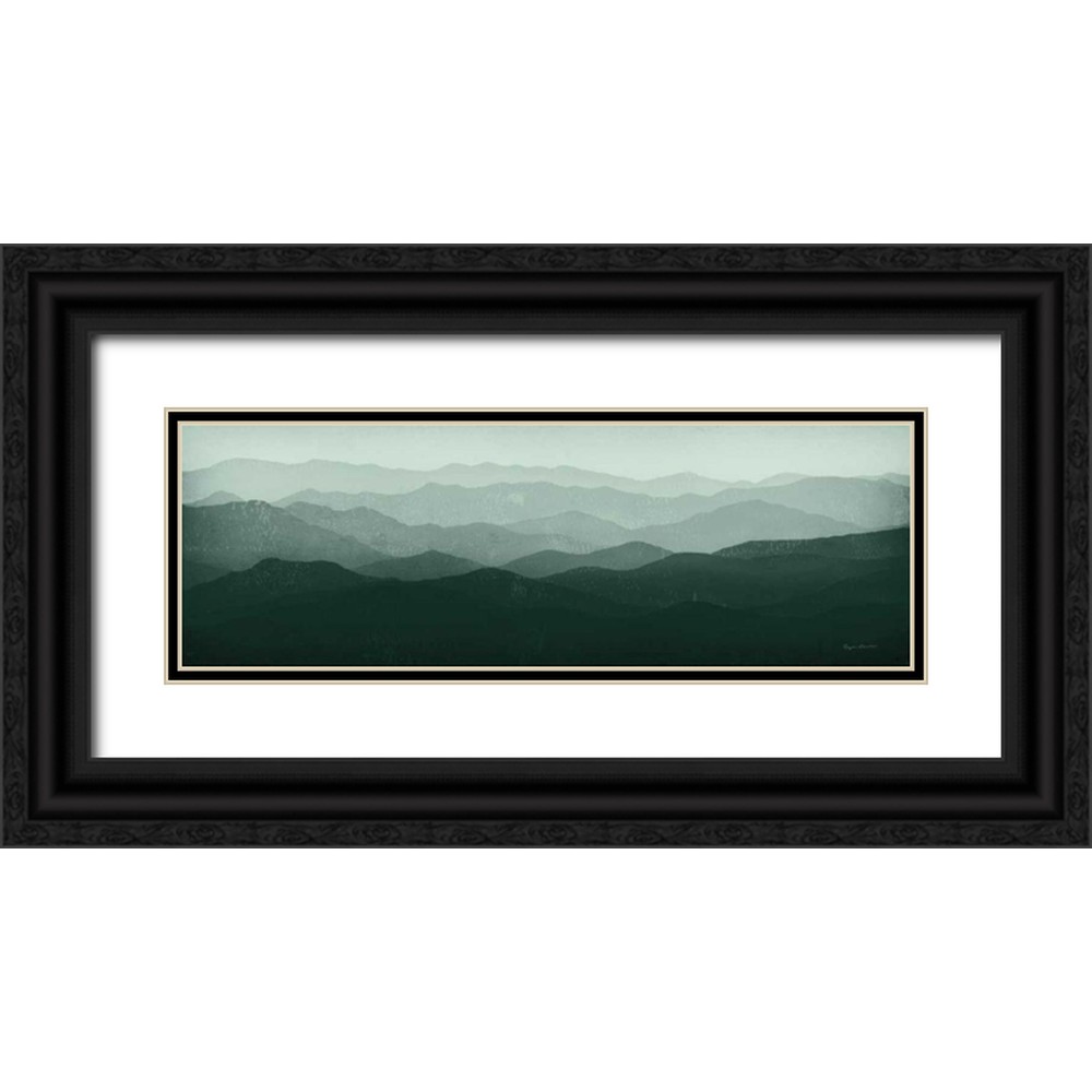 Fowler, Ryan 24x11 Black Ornate Wood Framed with Double Matting Museum ...
