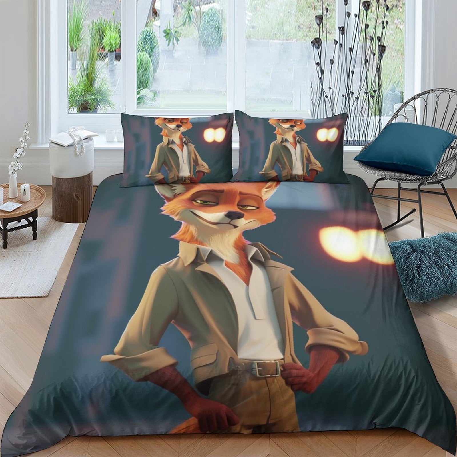 Fox 3D Printed Bedding Set Comforter Covers Quilt Cover Duvet Cover ...
