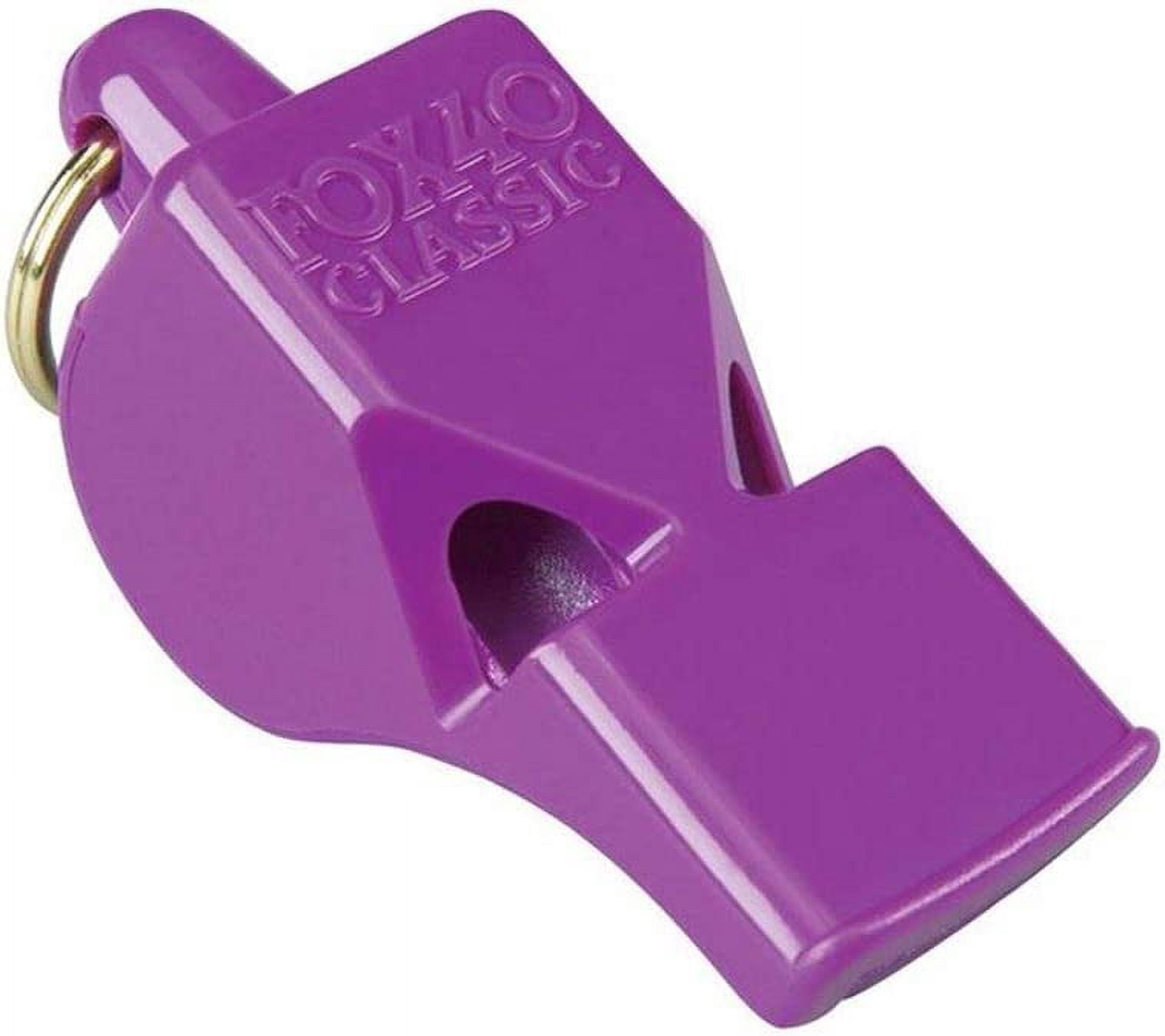 Fox 40 Classic Handheld Rescue Safety Whistle, 115 dB, Purple - 9902 ...