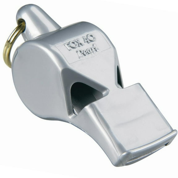 Fox 40 Classic CMG Safety Pealess Whistle with Cushioned Mouth Grip and ...
