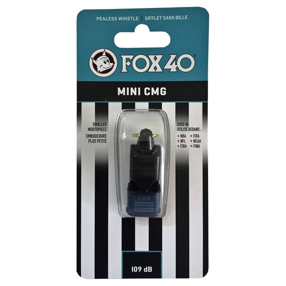 Fox 40 USA Sport Whistle, Classic Black with Mouth Grip - Walmart.com