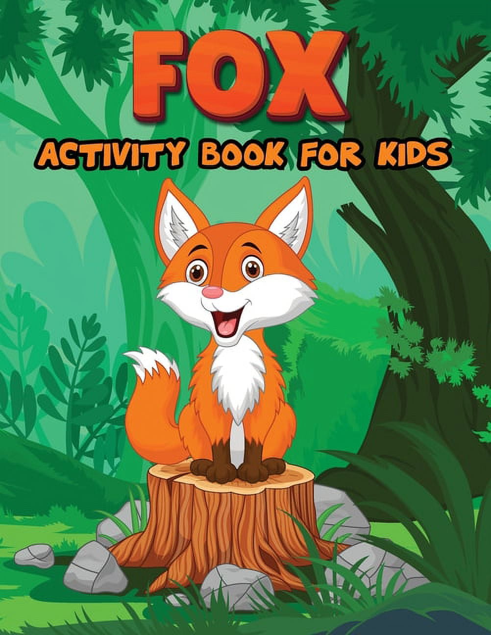 Fox Activity Book for Kids: Activity Books for Kids, Fox Coloring Pages ...