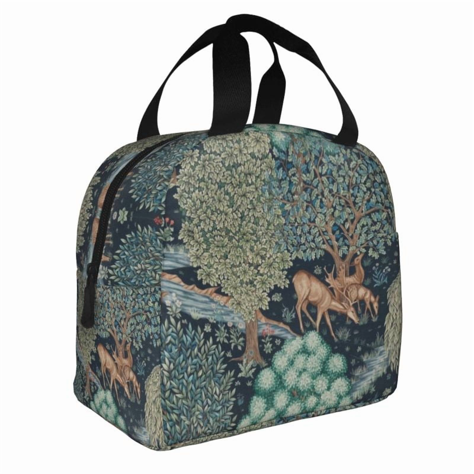 Fox And Hares By William Morris Resuable Lunch Box Women Leakproof ...