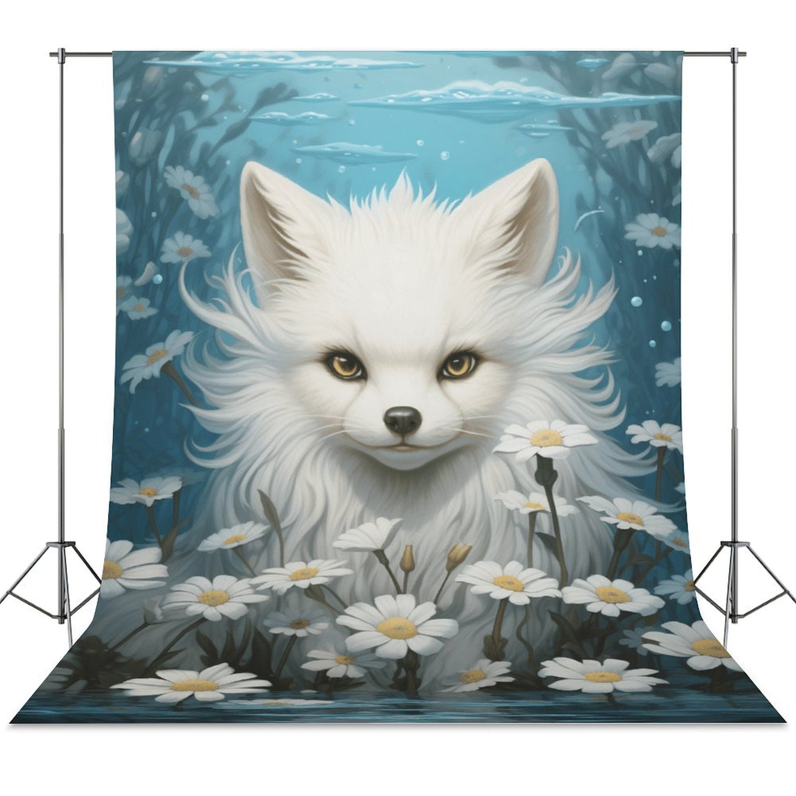 Fox Backdrop Baby Shower Newborn Portrait Girl Boy Birthday Party ...