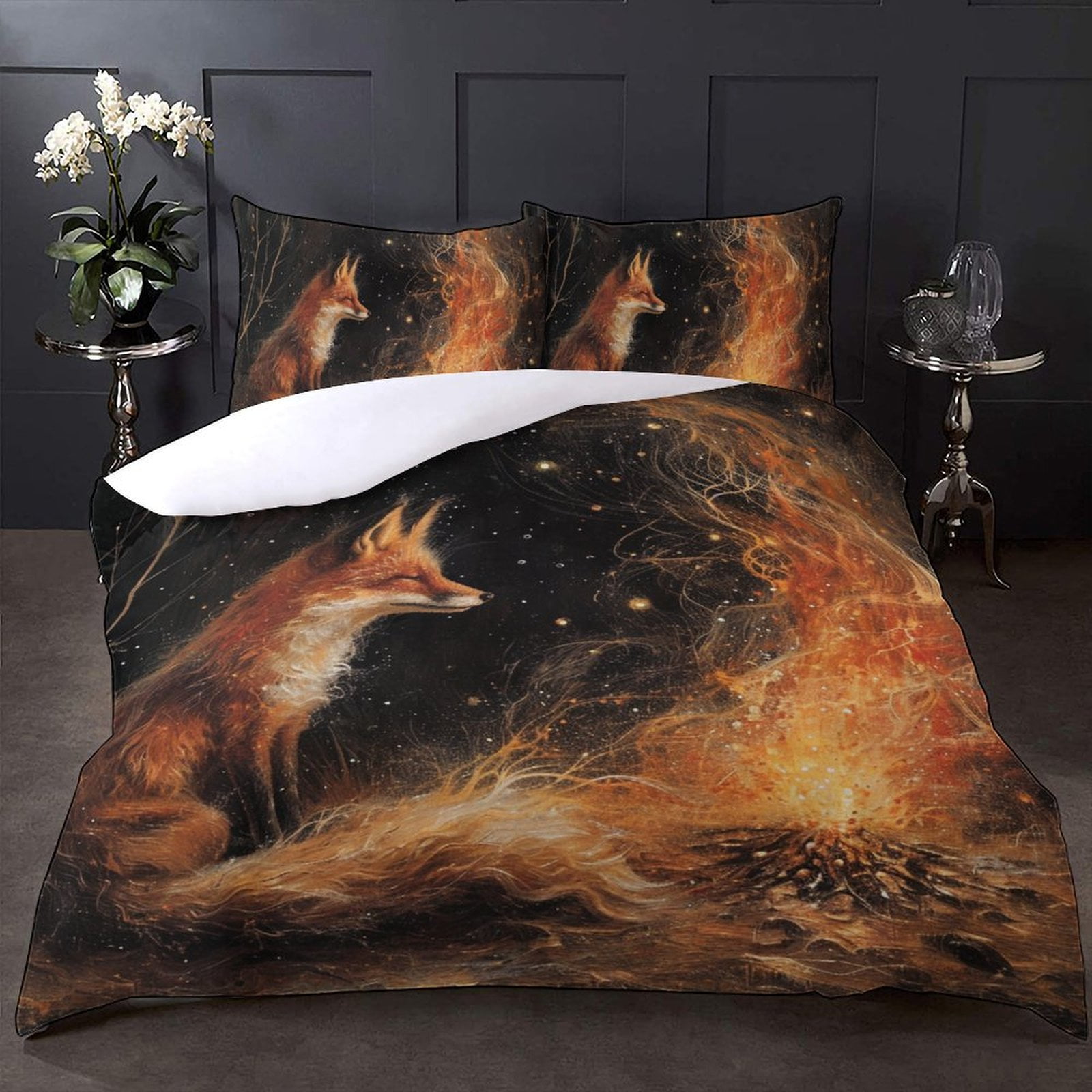 Fox Bedding Set Comforter Covers 3D Printed Quilt Cover Duvet Cover ...