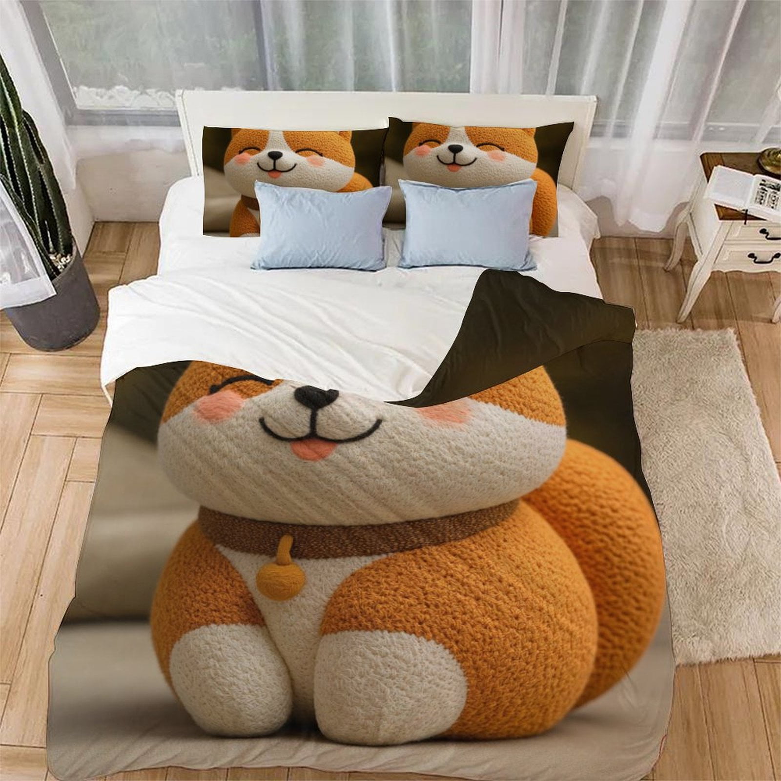 Fox Bedding Set Quilt Cover 3D Printed Comforter Covers Duvet Cover 3 ...