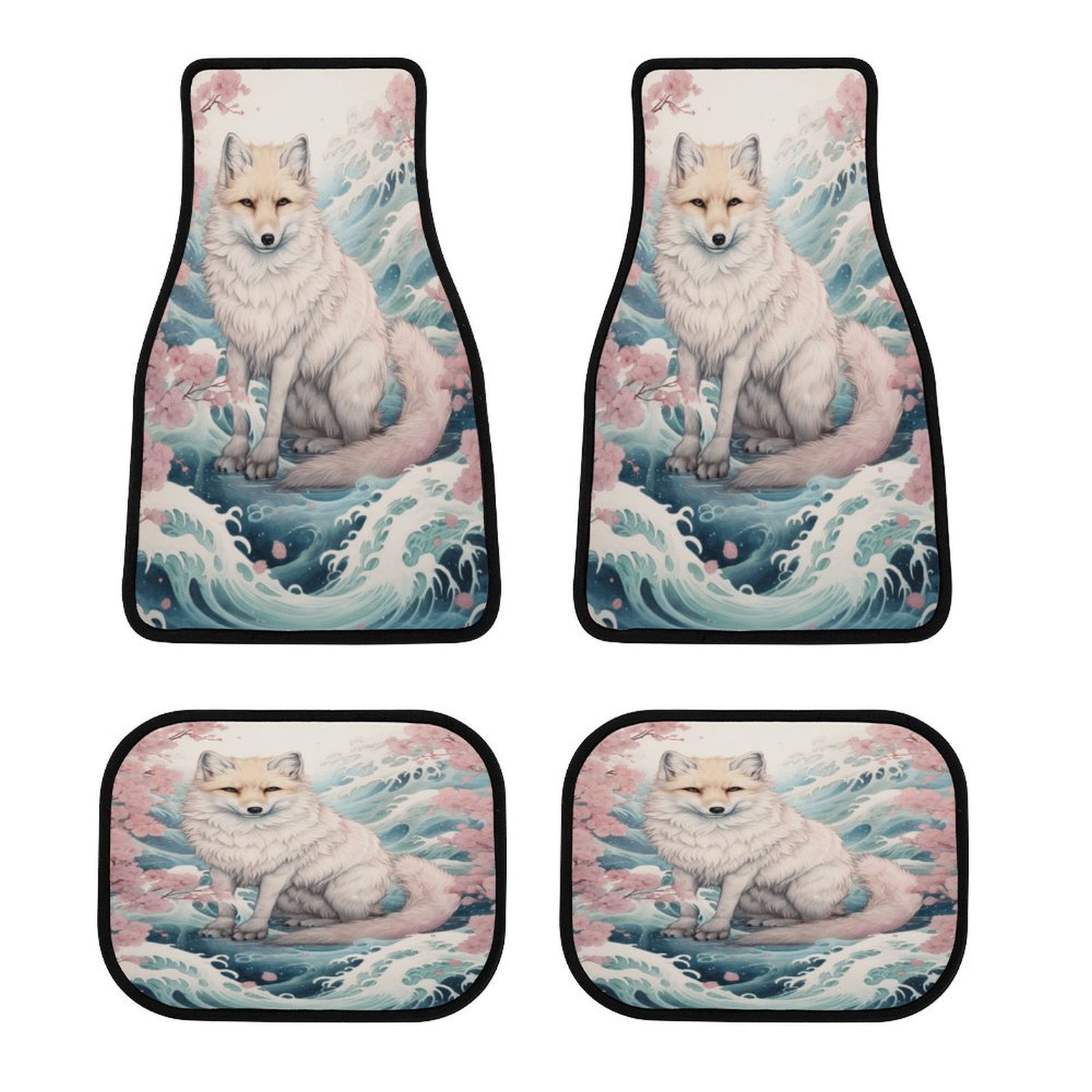 Fox Car Floormat Heavy Duty Front Rear Floor Mats Carpet Floor ...