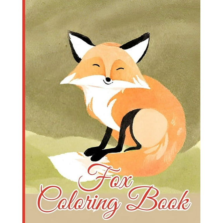 coloring book fox