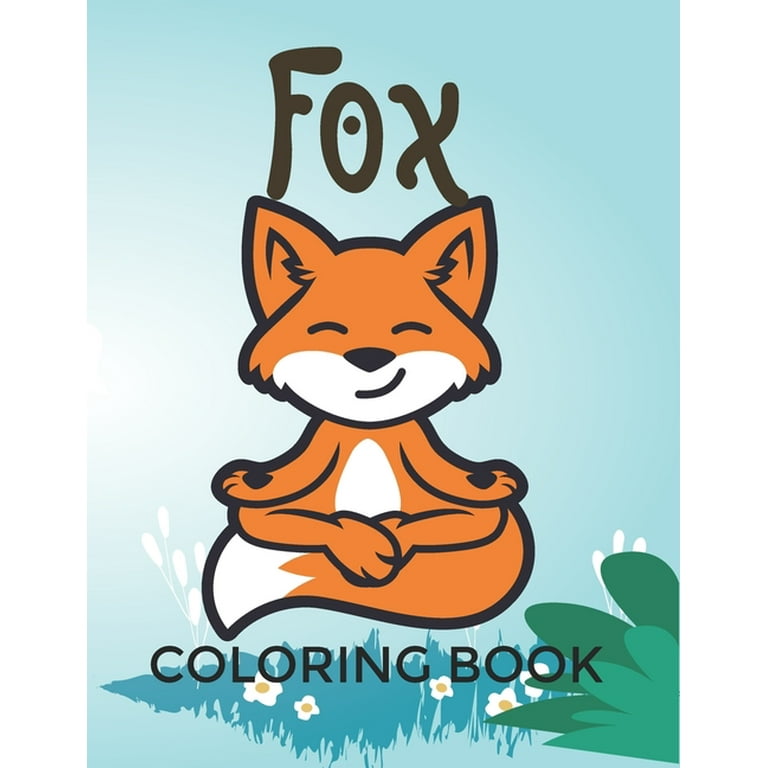 coloring book fox