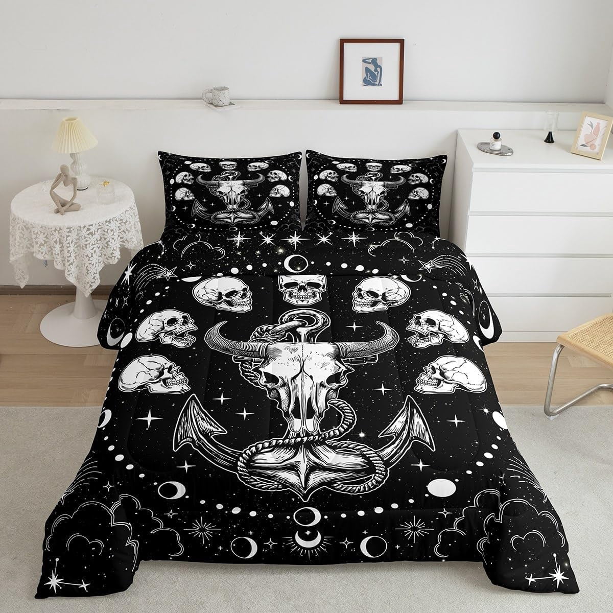 Fox Comforter Set Twin Size, Cartoon Fox Sleeping Wildlife Bedding Set ...