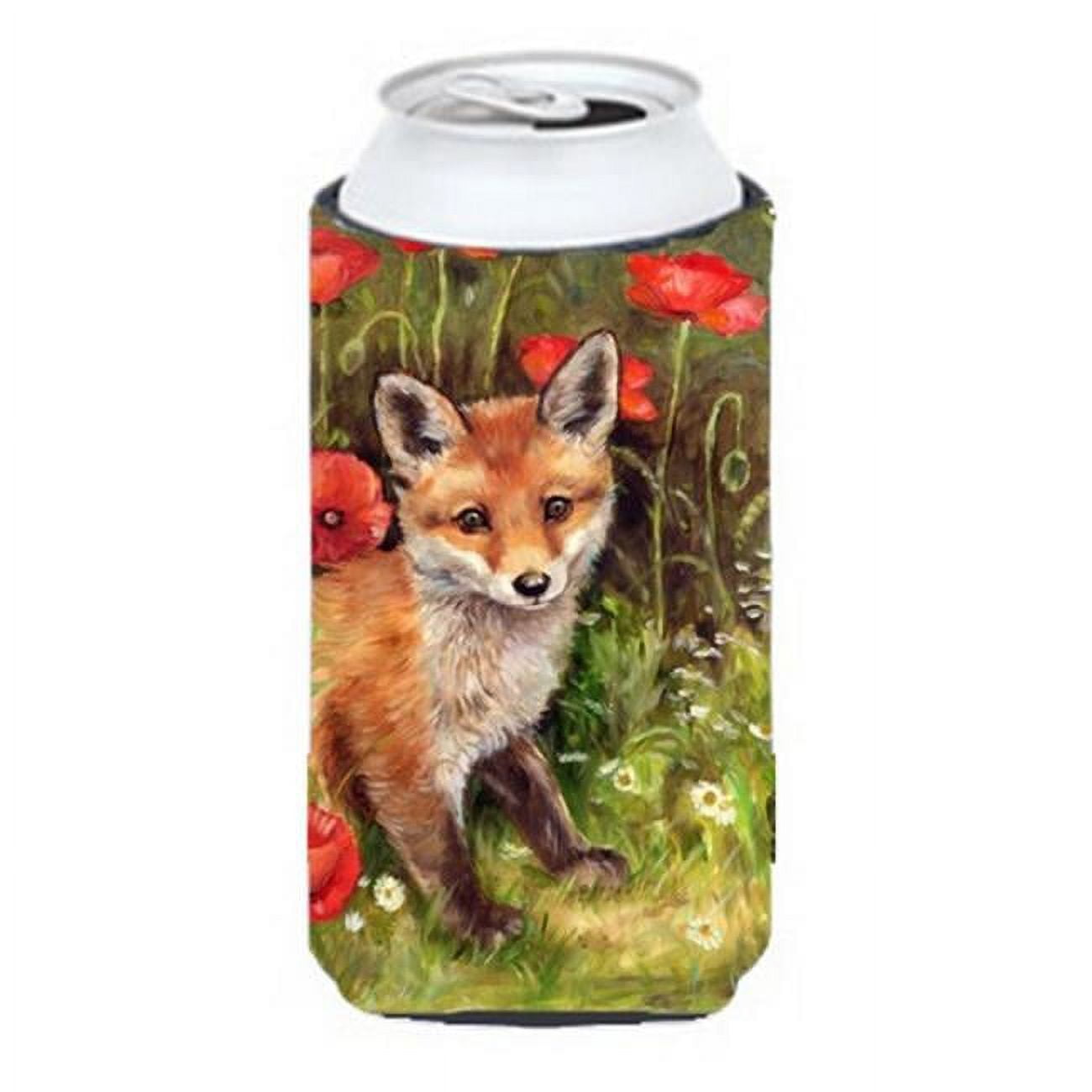 Fox Cub by Debbie Cook Tall Boy Can cooler Hugger - Walmart.com