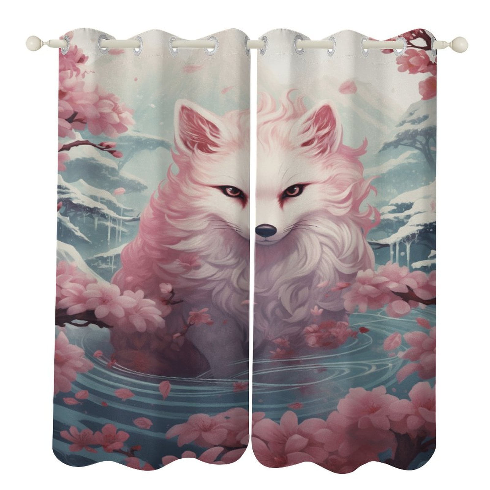 Fox Curtain Home Decoration Living Room Curtains Window Treatments For ...