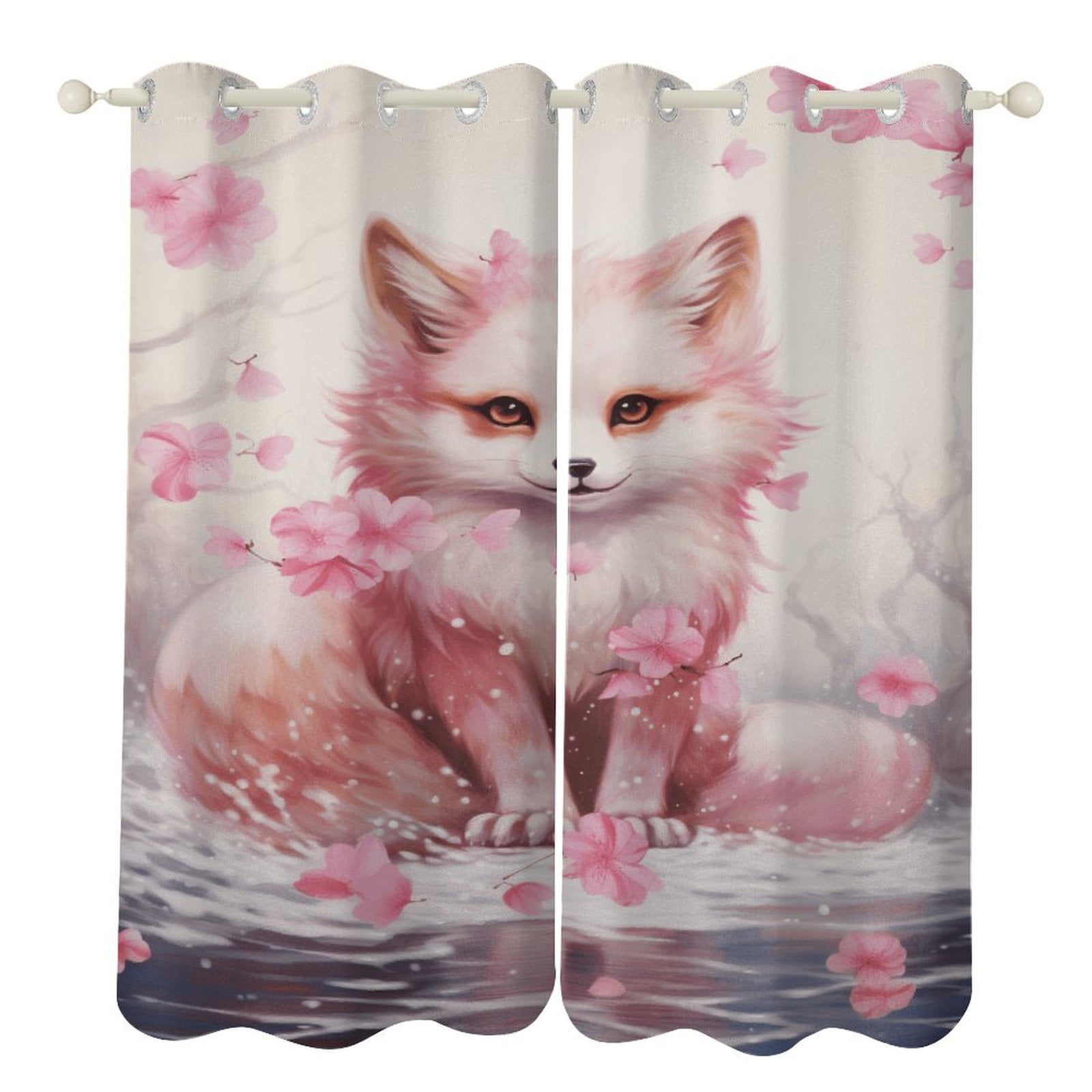 Fox Curtain Home Decoration Living Room Curtains Window Treatments For ...