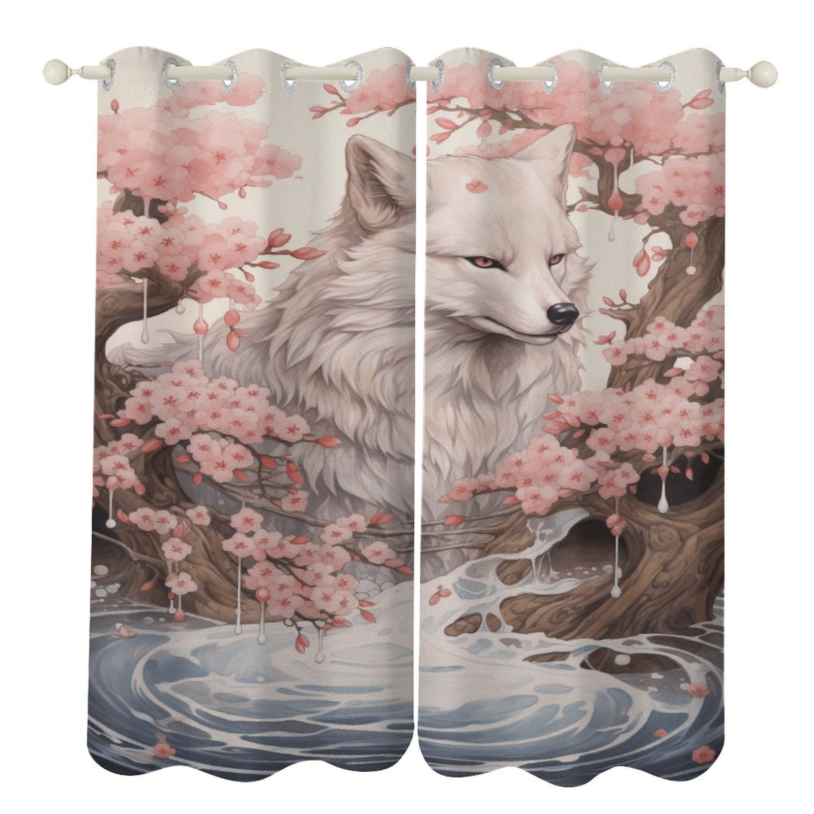 Fox Curtain Home Decoration Living Room Curtains Window Treatments For ...